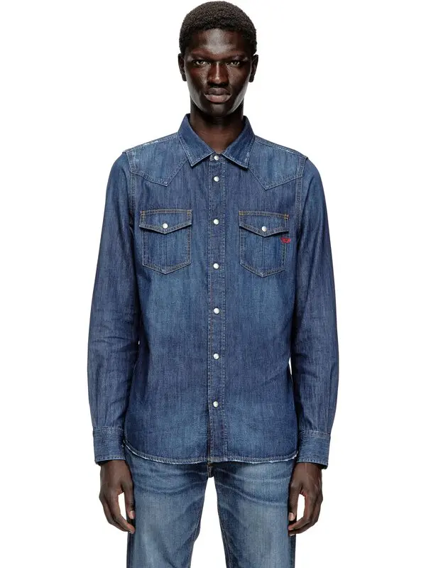 DIESEL® Denim Overshirt - Blue
