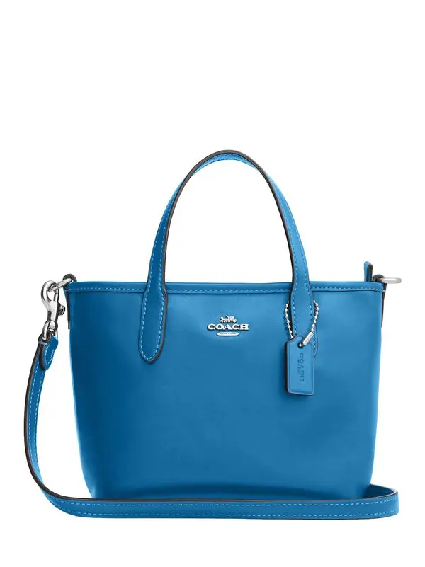 COACH OUTLET City Mini Tote Bag - Silver/blue Jay