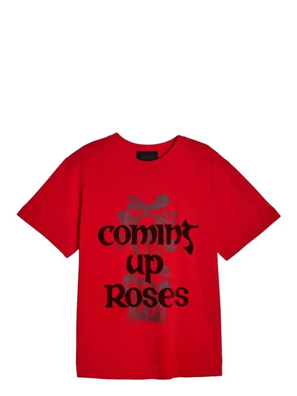 Simone Rocha Graphic Print T-shirt - Red