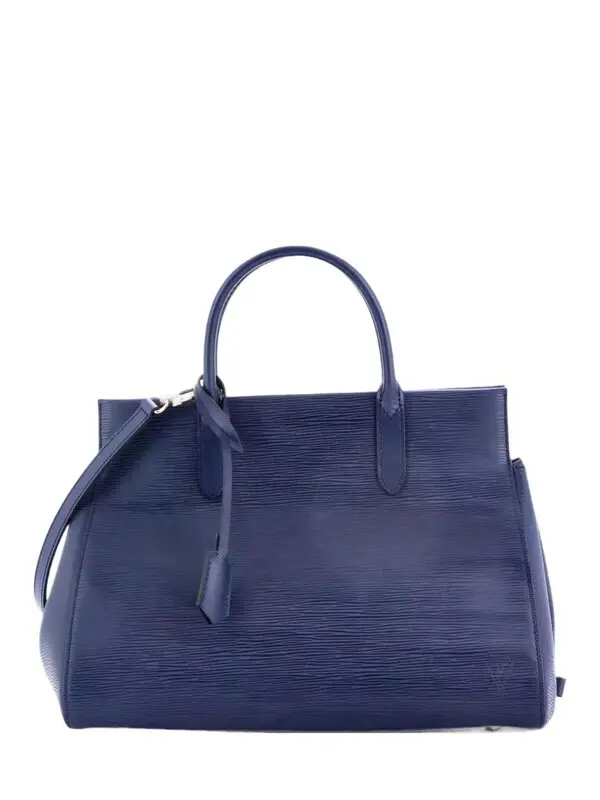 LOUIS VUITTON Epi Leather Marly Satchel - Blue