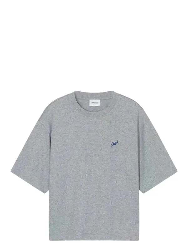 Closed Embroidered Logo T-shirt - Grey