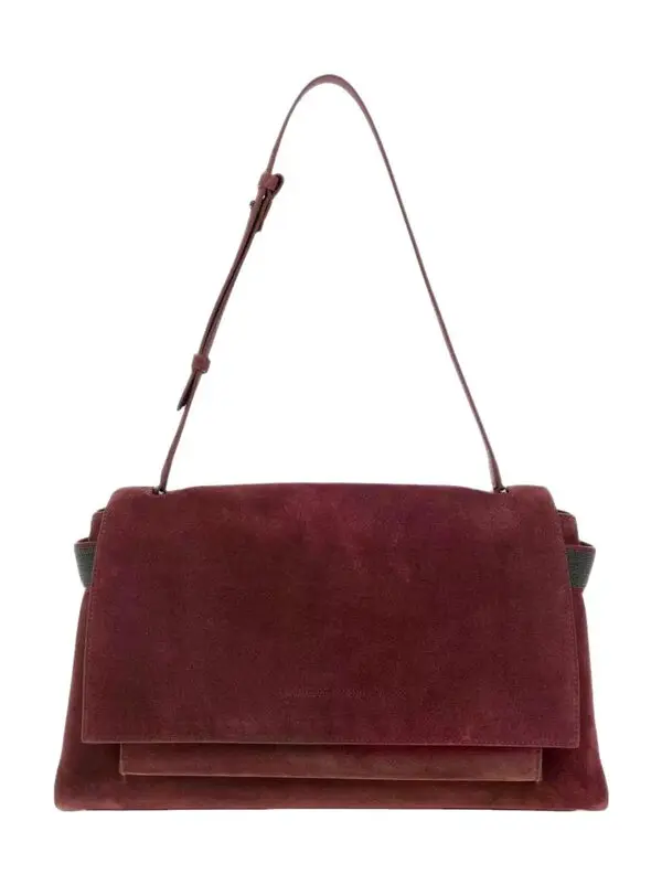 Brunello Cucinelli Monili Embellished Shoulder Bag - Red