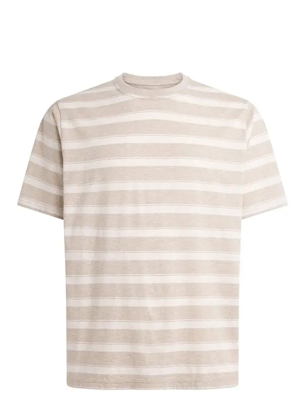 Oliver Peoples Cotton Box T-shirt - Brown