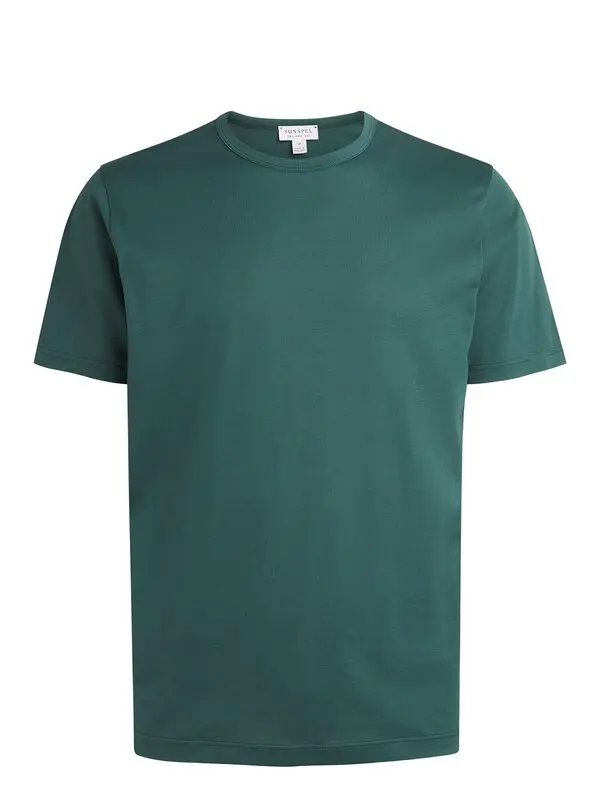 Sunspel Supima Cotton Classic T-shirt - Green
