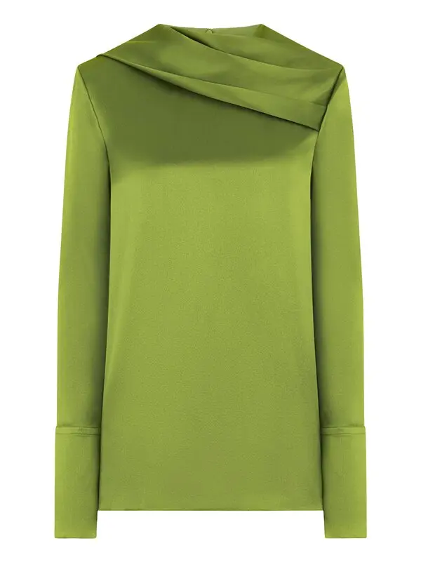 TOM FORD Silk Georgette Blouse - Green