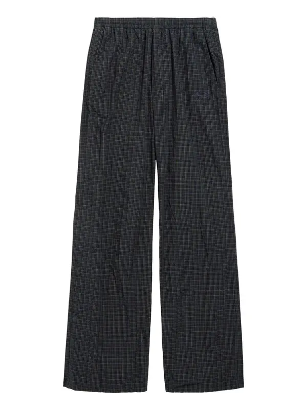 Balenciaga Cotton Check Track Sweatpants - Gold
