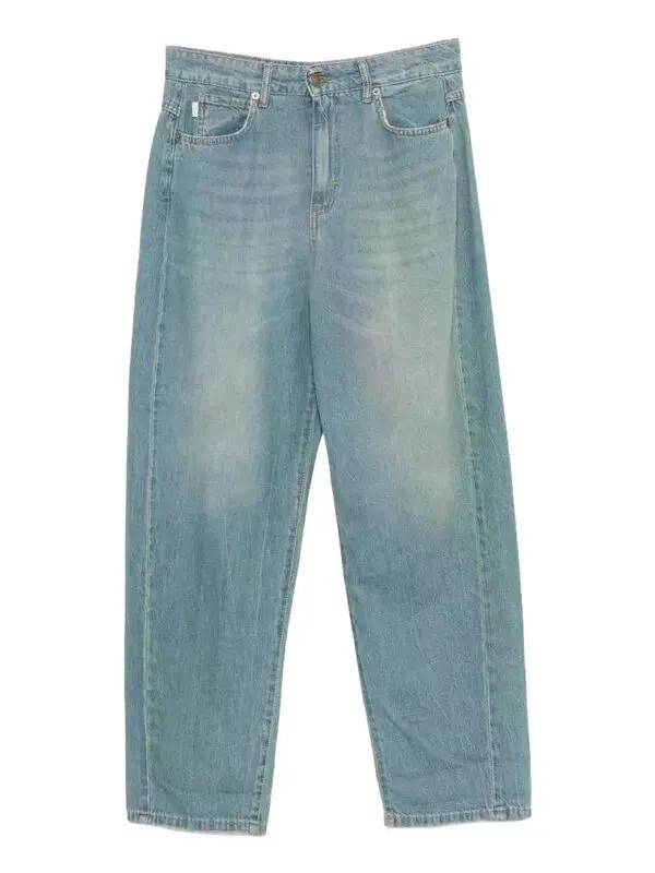 VICOLO Faded Effect Straight-leg Jeans - Blue