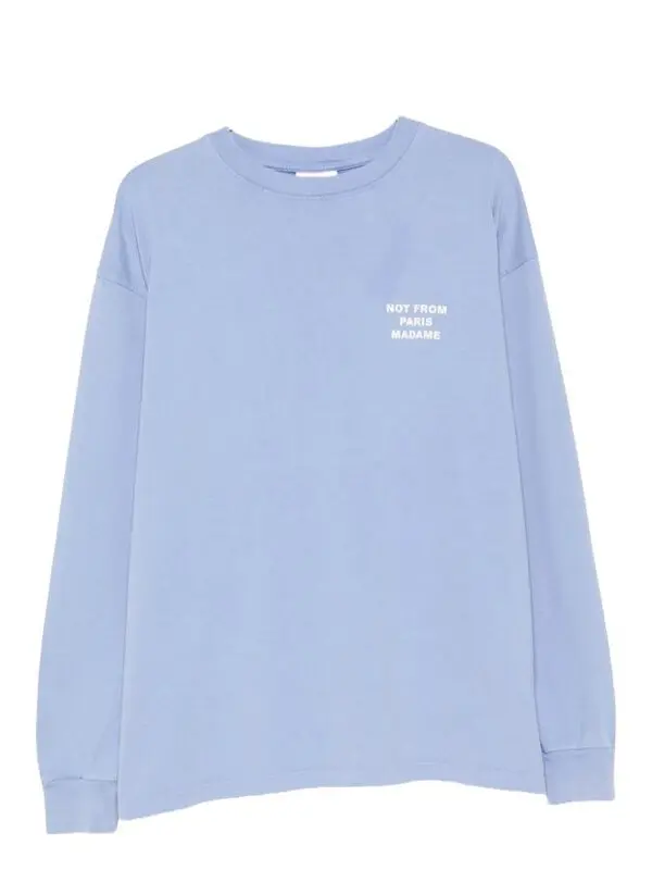 Drole De Monsieur Long-sleeved T-shirt - Blue