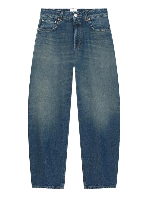 Closed Jazzie Faded Barrel-leg Jeans - Blue