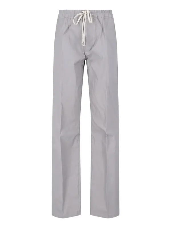 Rick Owens Drawstring Casual Pants - Gray