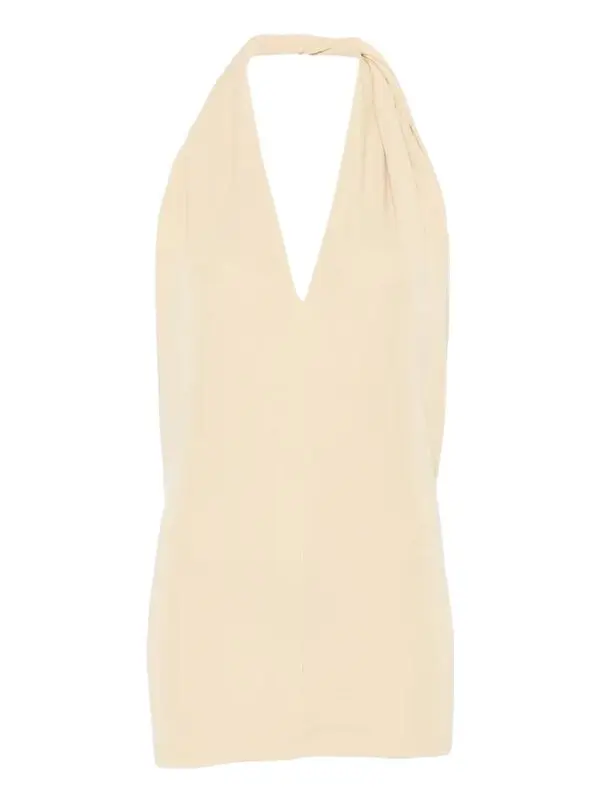 TOTEME Twisted Halterneck Top - No