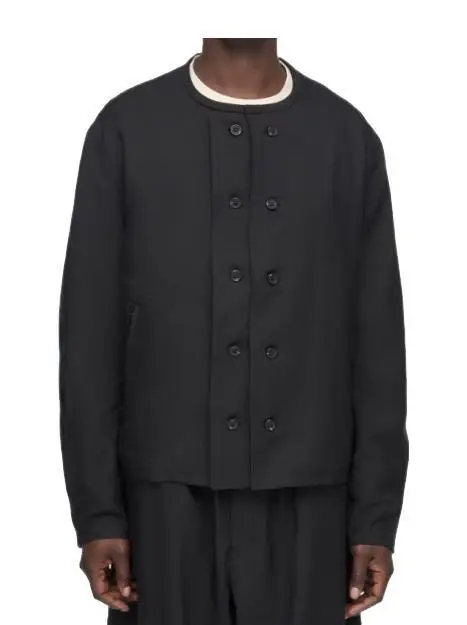 Y3 Adaptive Collarless Blouson Jacket - Black