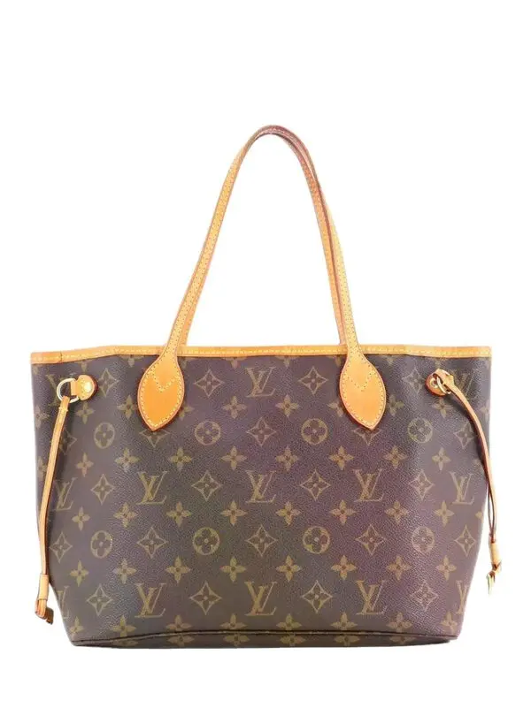 LOUIS VUITTON Monogram Canvas Pm Tote Bag - Brown