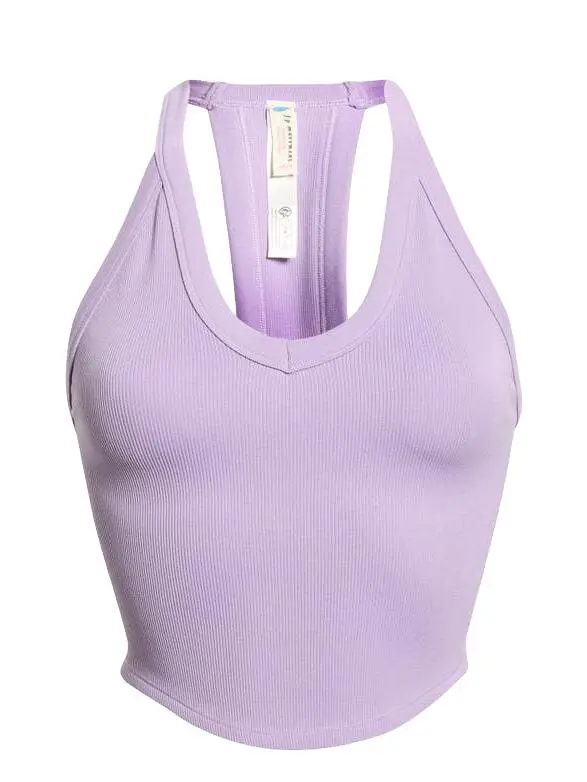 Free People All Clear Crop Racerback Tank - Gem