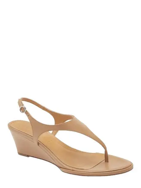 AeydĒ Roose Slingback Wedge Sandal - Hazelnut