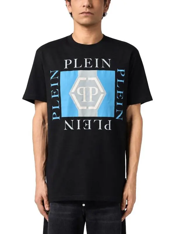 Philipp Plein Jersey T-shirt Plein Pp - Black