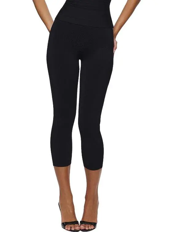 House Of Cb Capri Bandage Pants - Black