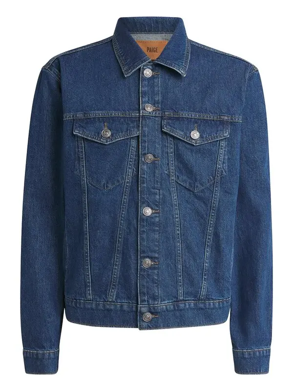 Paige Erickson Relaxed Fit Denim Jacket - Blue