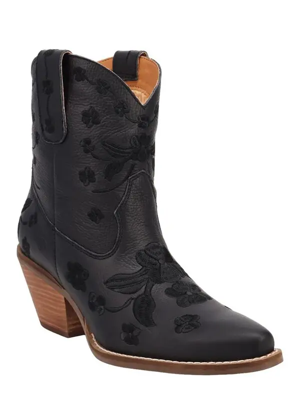 DINGO Sweetheart Western Boots - Black
