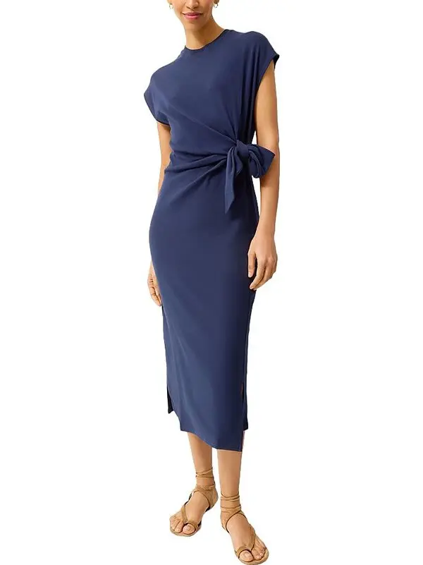 MARIE OLIVER Elowyn Midi Dress - Navy