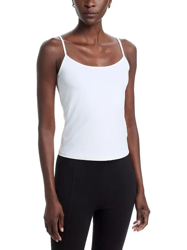 Majestic Filatures Jersey Stretch Cami Top - Blanc