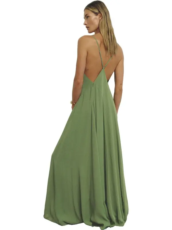 REFORMATION Carissa Maxi Dress - Green