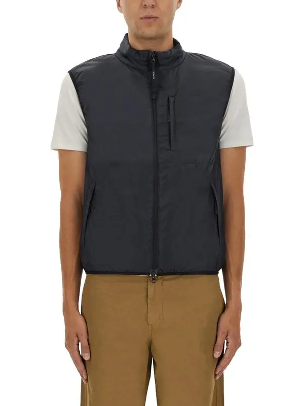 Aspesi Zip-up Vest - Blue