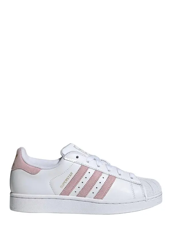 Adidas Superstar Sneakers With Suede Detailing - Bianco