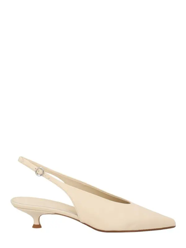 AeydĒ Moa Slingback Flats - Ivory