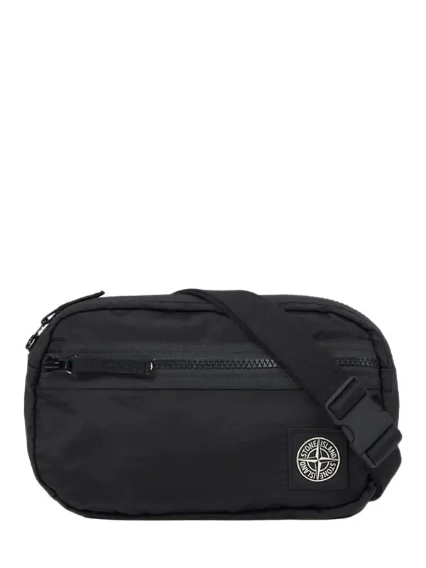 Stone Island Compact Zip Bag - Nero