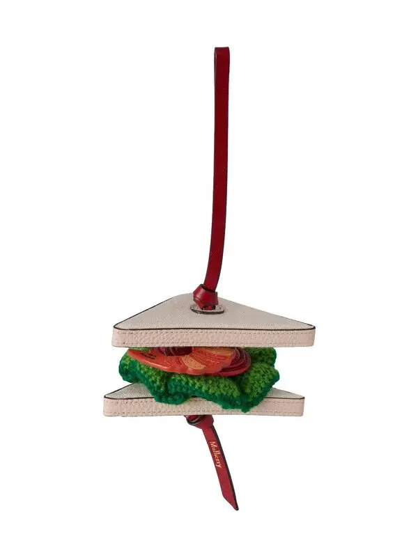 Mulberry Prawn Sandwich" Bag Charm - Multicoloured 1