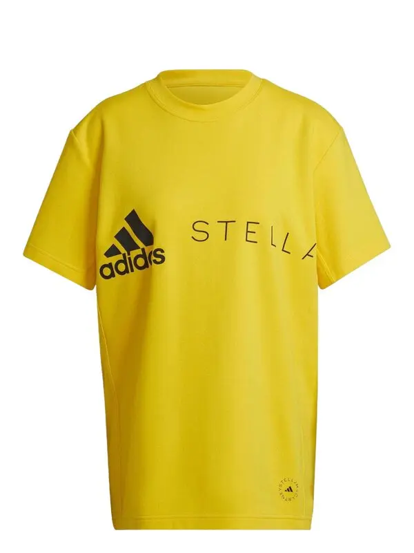 Adidas By Stella Mccartney Logo T-shirt - Yellow