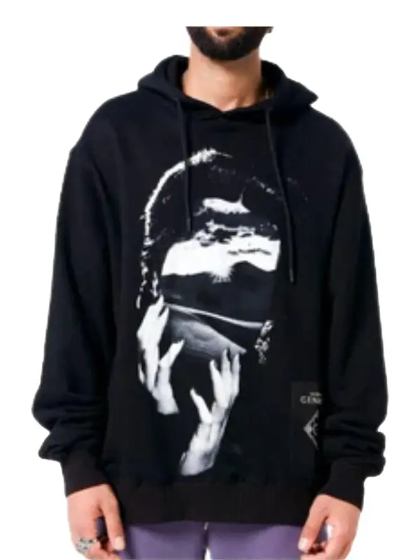 HOUSE OF CENMAR Graphic Hoodie - Black