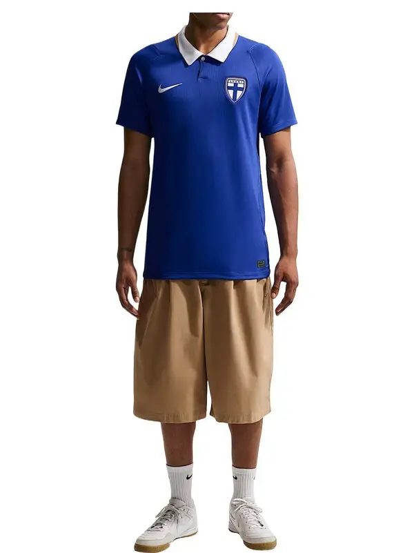 Nike Finland 2026 Stadium Away Dri-fit Soccer Replica Jersey - Hyper Blue/white