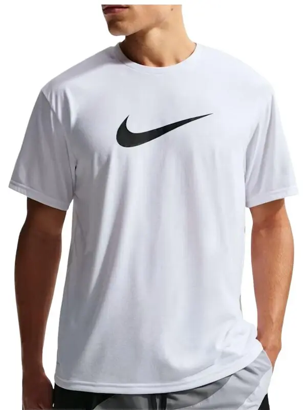 Nike Hydroguard Dri-fit Uv Short Sleeve T-shirt - White