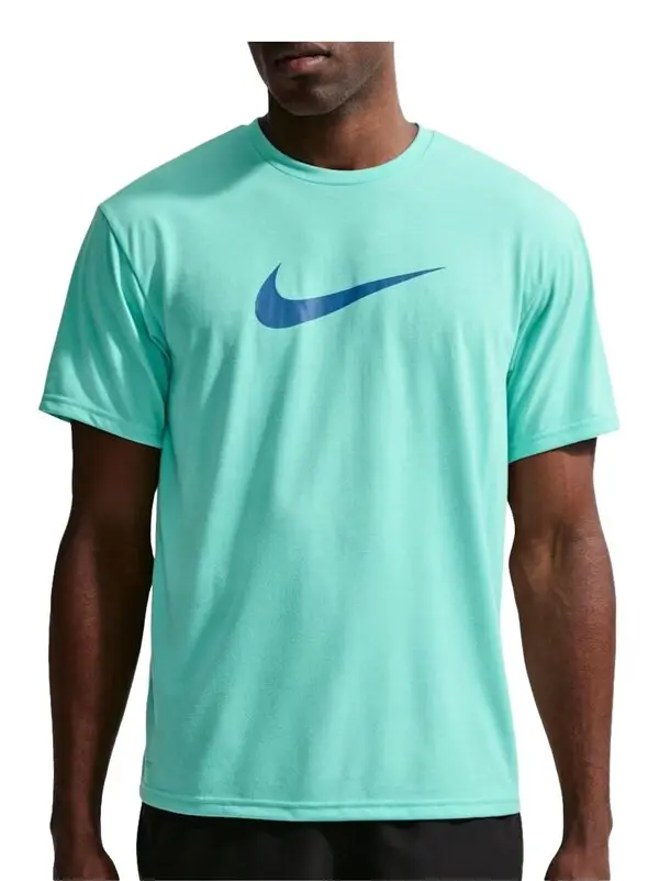 Nike Dri-fit Uv Short Sleeve T-shirt - Bleached Turquoise