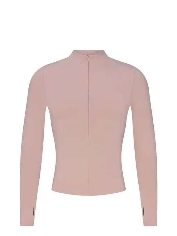 Nike X Skims Matte Zip Front Top - Himalayan