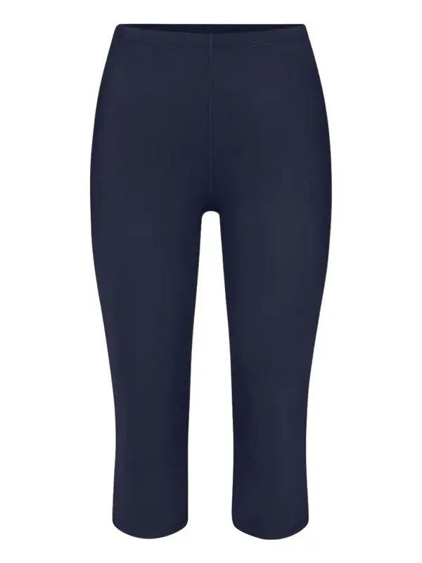 Nike X Skims Shine High-waisted 17" Leggings With Drawcord - Navy