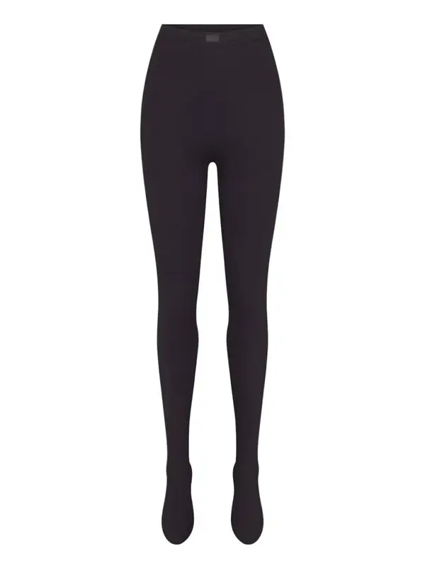 Nike X Skims Matte High-waisted Footsie Grip Leggings - Obsidian