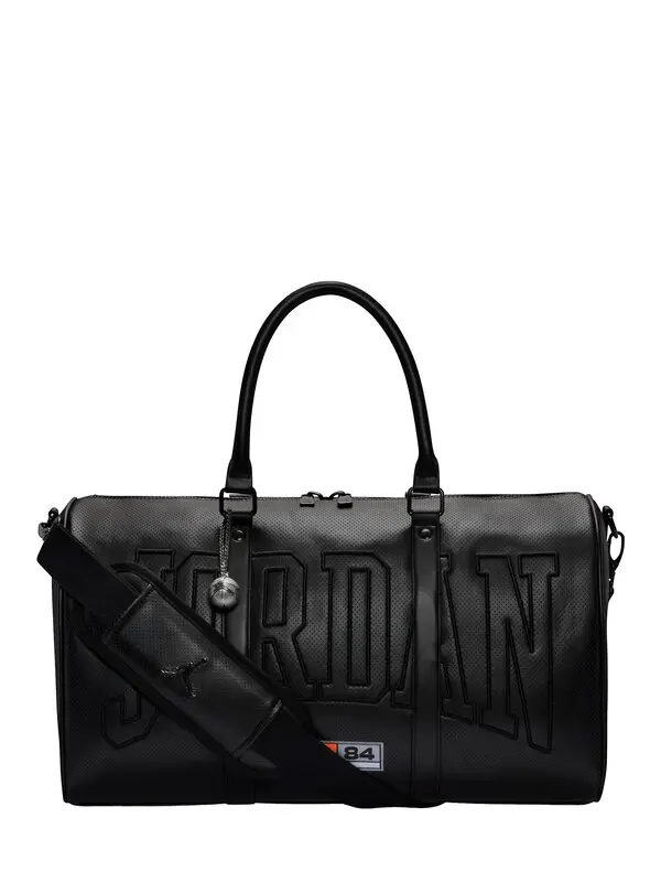JORDAN Perforated Duffel Bag - Black