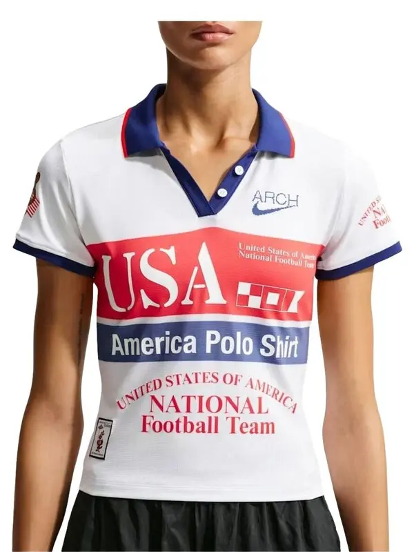 Nike X Usa X V.a.a. Cryoshot Polo Shirt - White