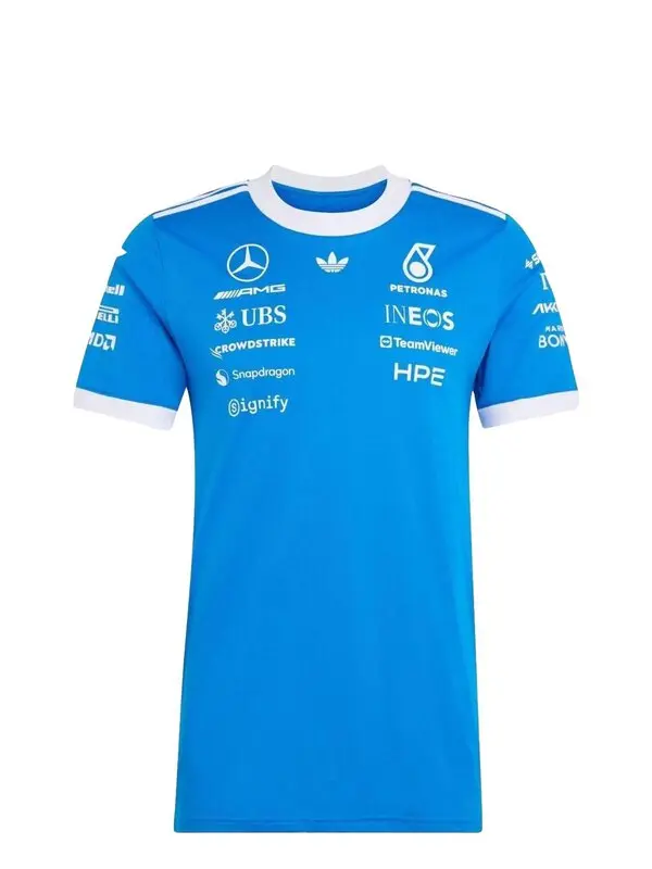 Adidas X Mercedes Amg Petronas Formula 1 Team Driver Jersey - Blue Bird