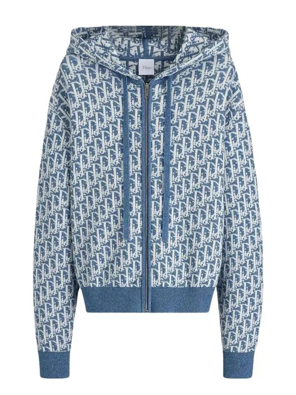 Dior Riviera Zipped Cardigan With Hood - No