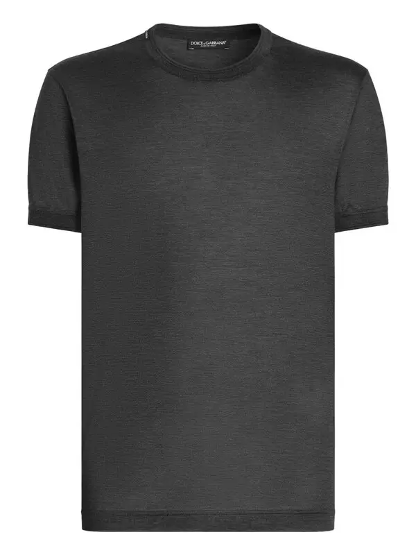 Dolce & Gabbana Silk T-shirt - Grey