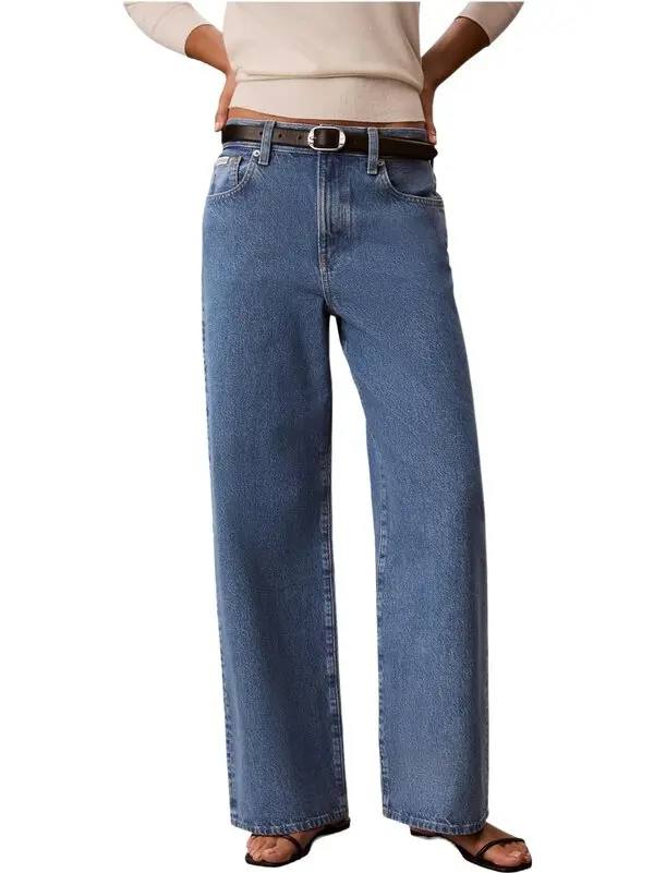 Calvin Klein Wide Leg Jeans - Blue