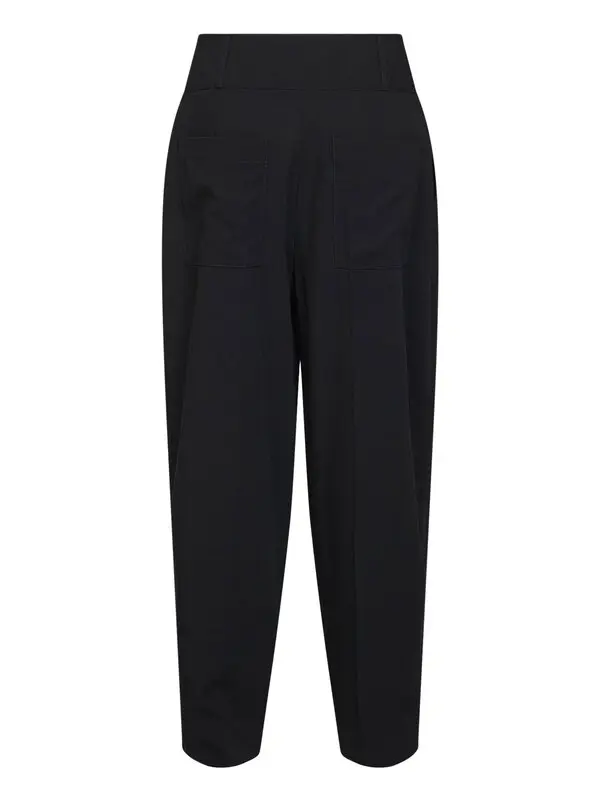 TOTEME Pleated Balloon Trousers - Black