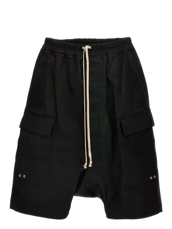 Rick Owens Cargo Pods Shorts - Black