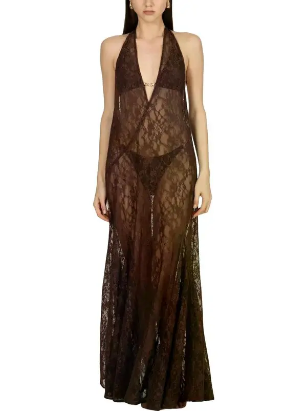 PARAMIDONNA Jerry Maxi Dress - Brown