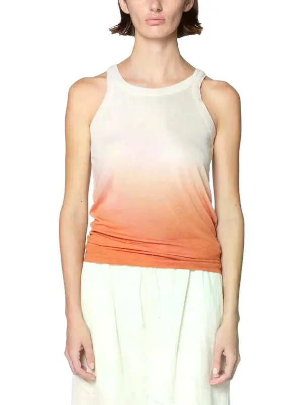 MULLER OF YOSHIOKUBO Ribbed Tank Top - Orange