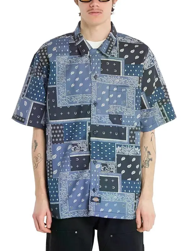 Dickies Glandorf Paisley-print Shirt - Blue